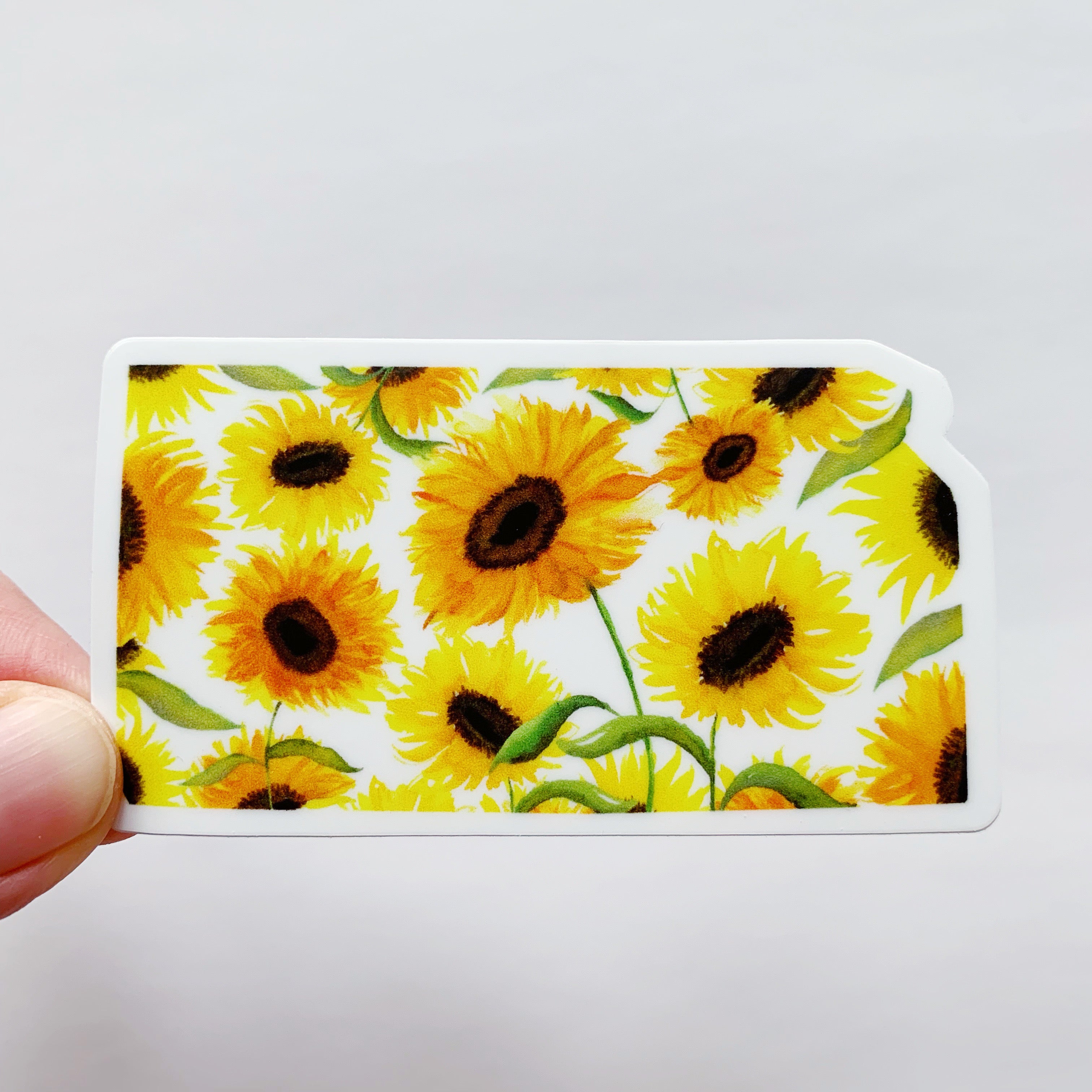 Kansas State Watercolor Sunflowers Sticker Decal – Wildflower Paper Company