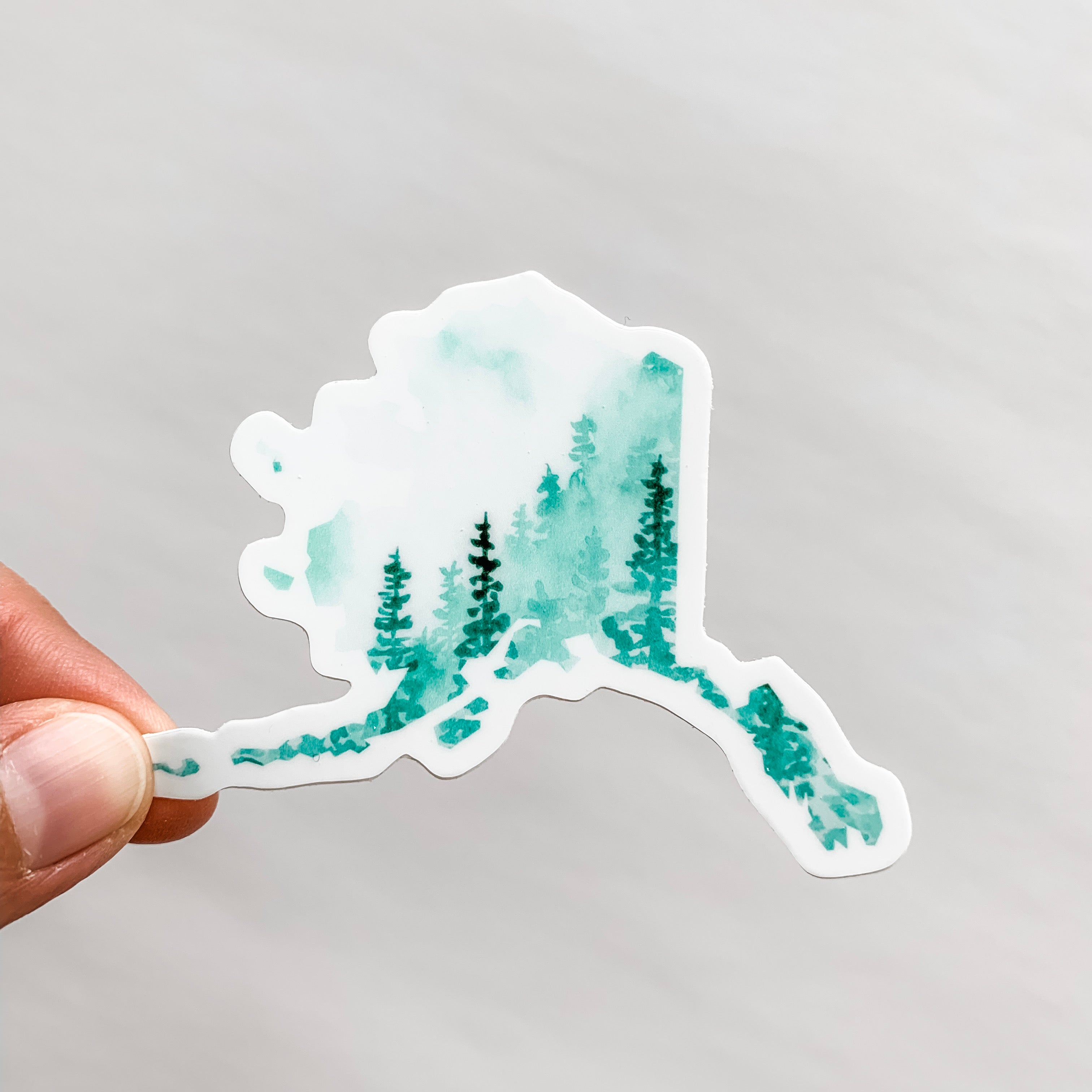 Alaska State Forest Green Sticker Decal – Wildflower Paper Company