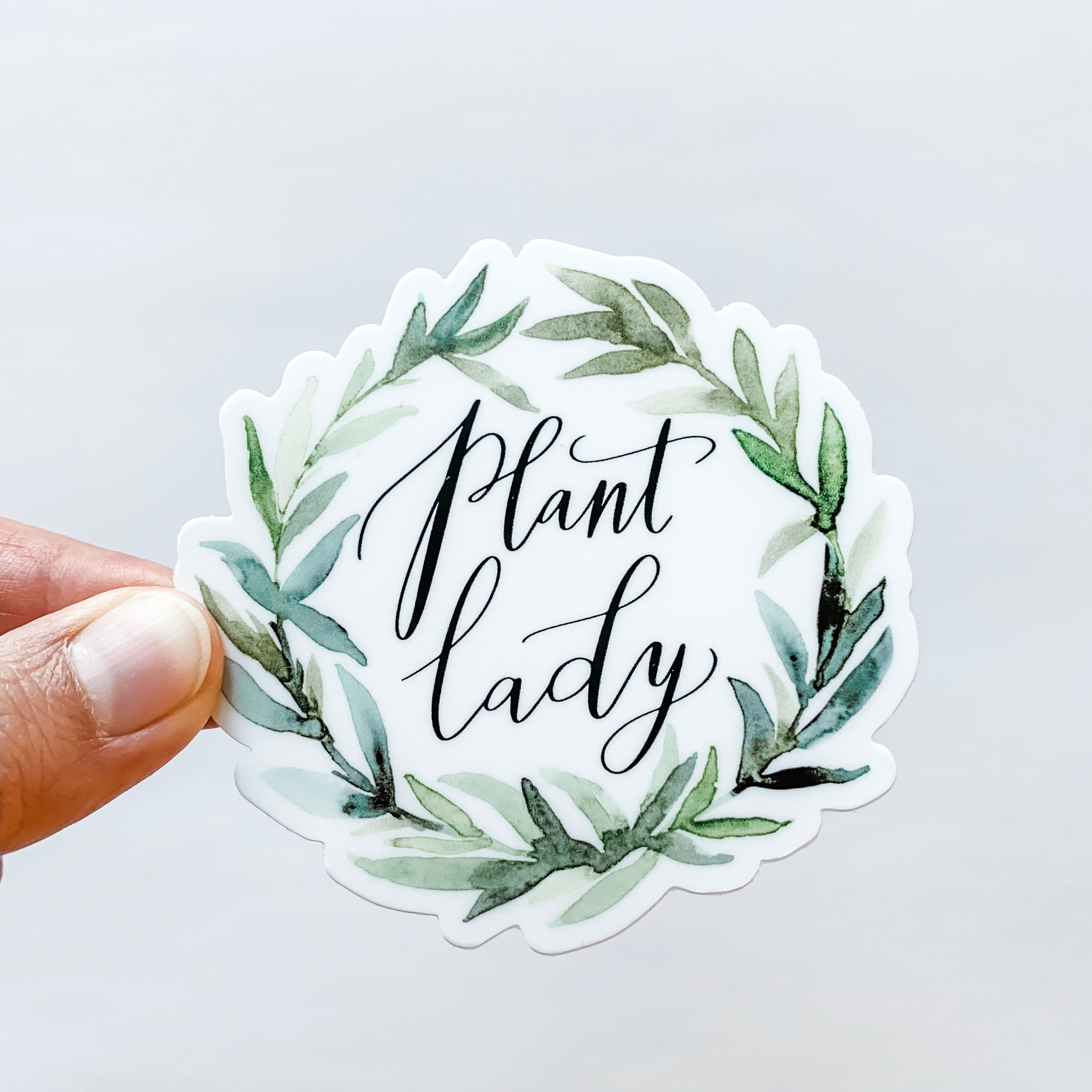 Plant Lady Wreath Sticker Decal – Wildflower Paper Company