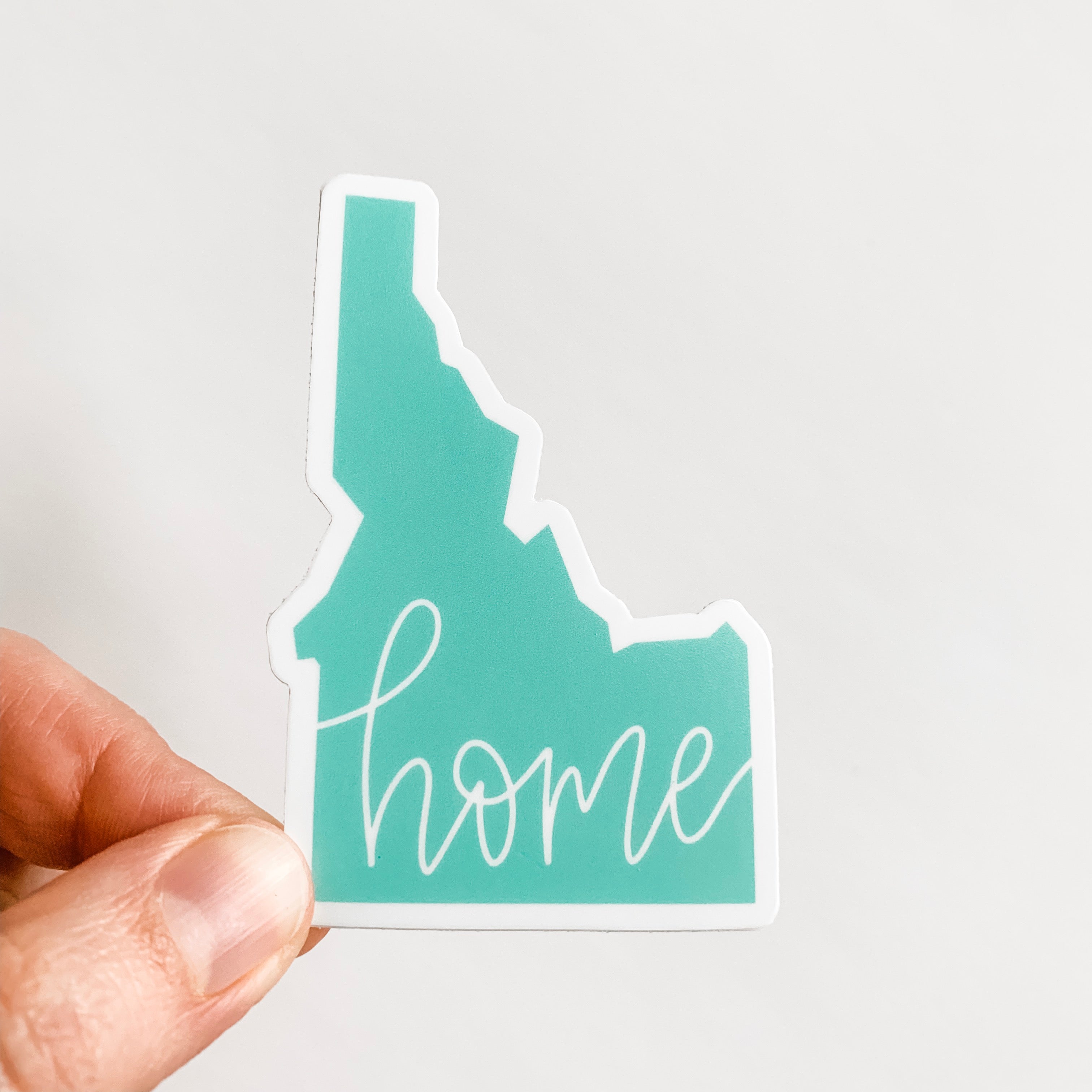 Idaho State Home Mint Green Sticker Decal – Wildflower Paper Company