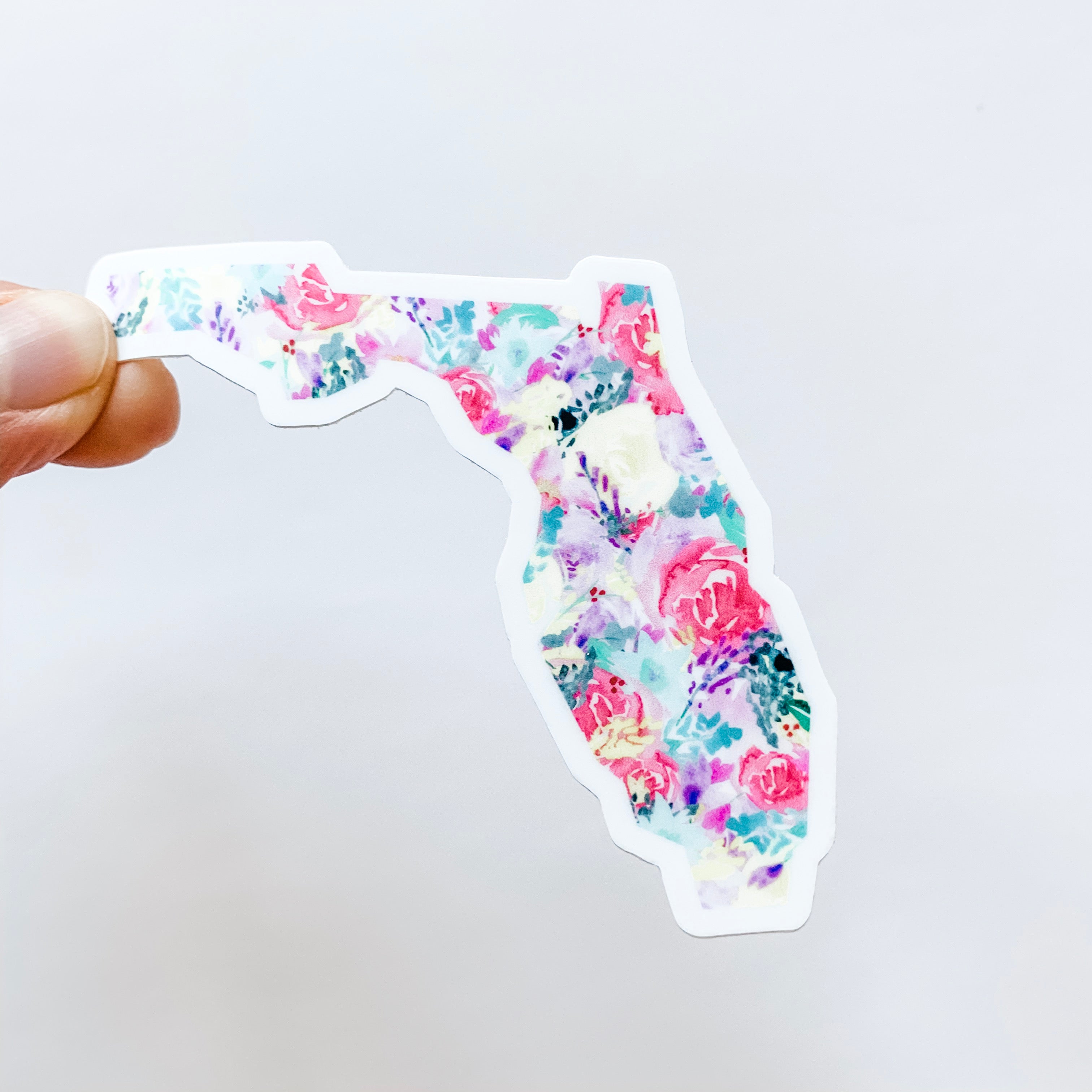 Florida State Bright Floral Sticker Decal – Wildflower Paper Company