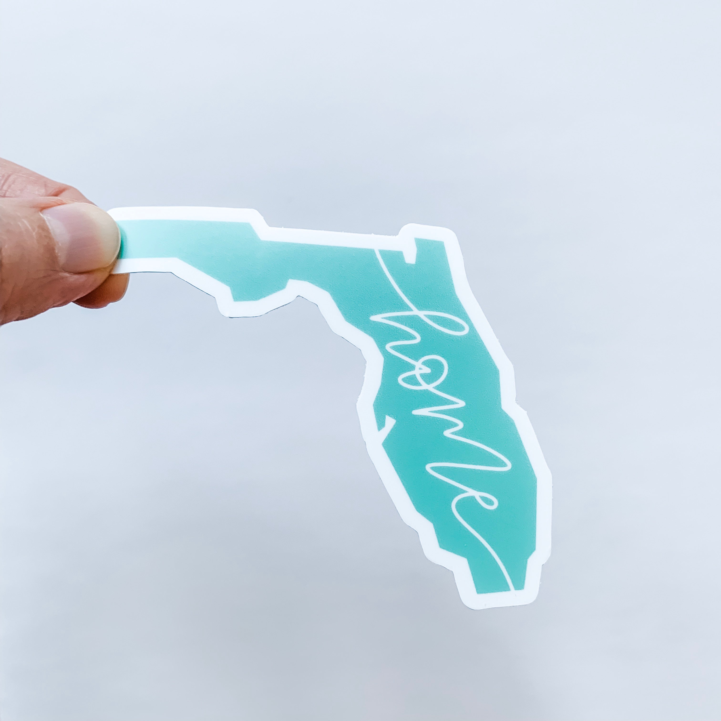 Florida State Home Mint Green Sticker Decal – Wildflower Paper Company