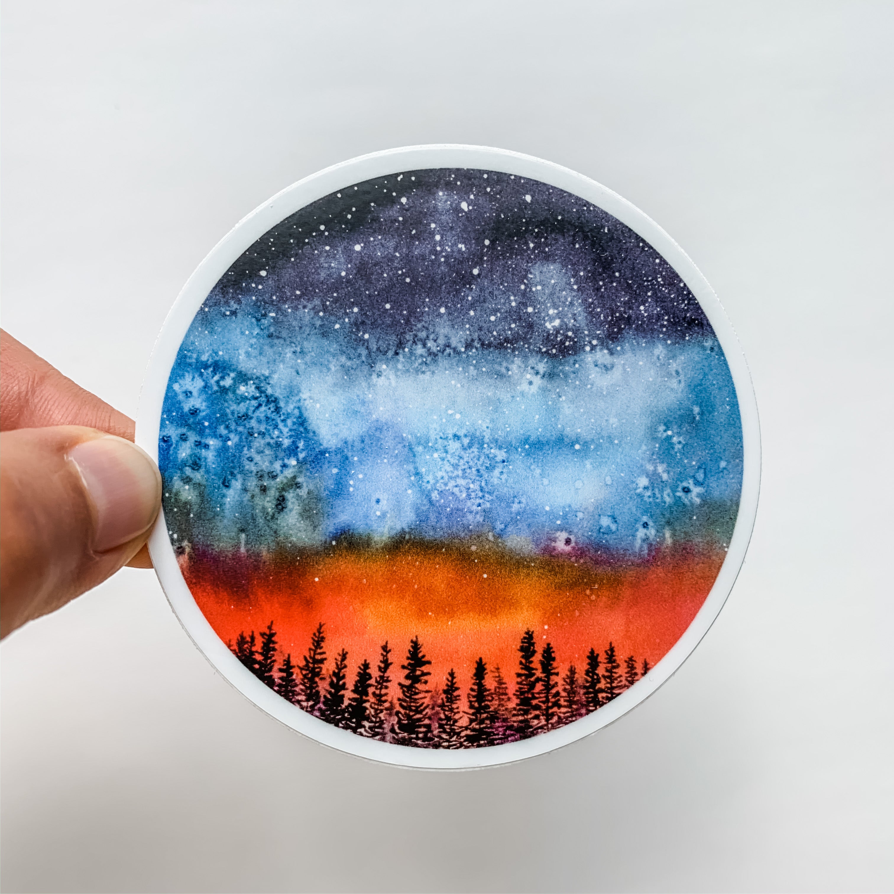 Forest Night Sky Sticker Decal – Wildflower Paper Company