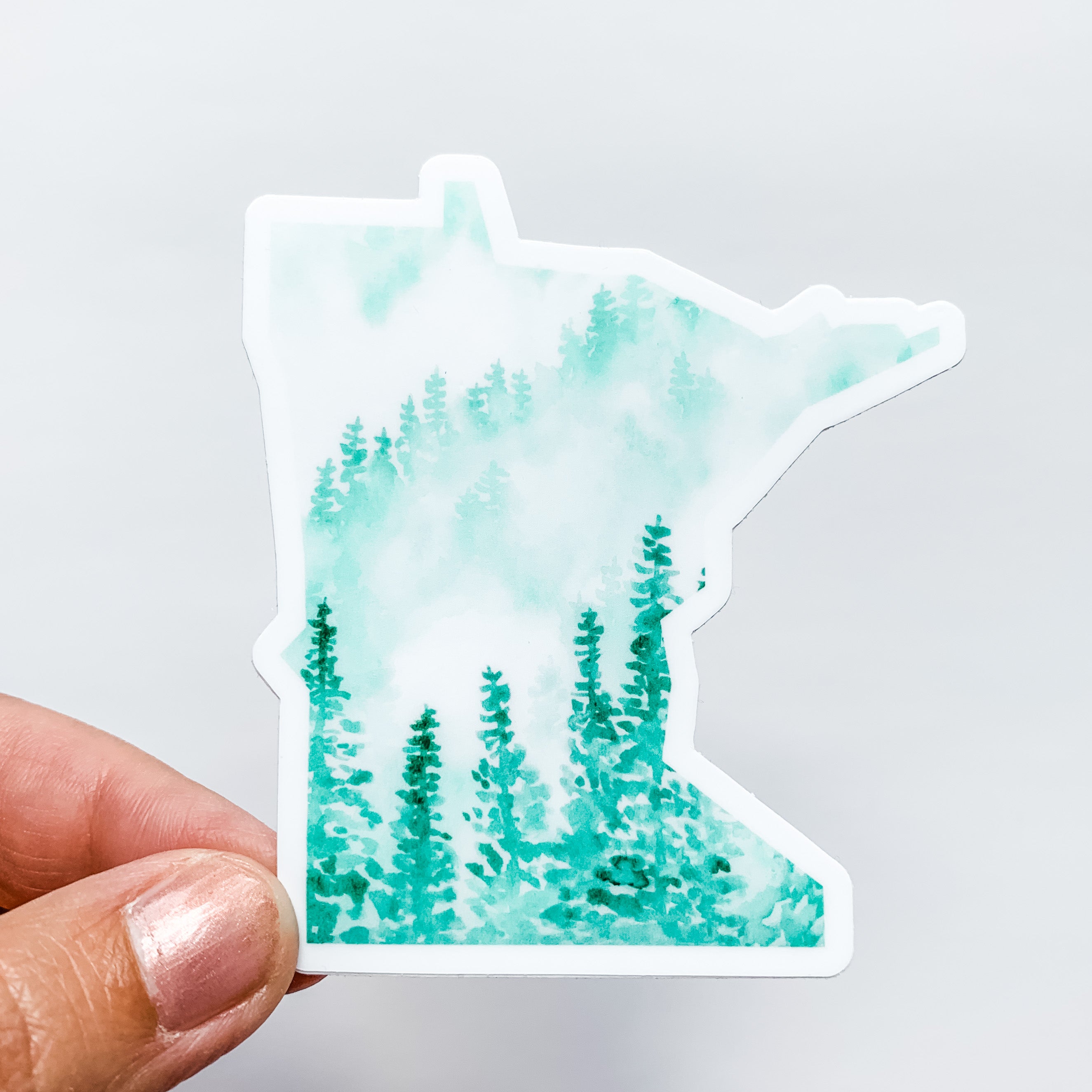 Minnesota State Forest Green Sticker Decal – Wildflower Paper Company